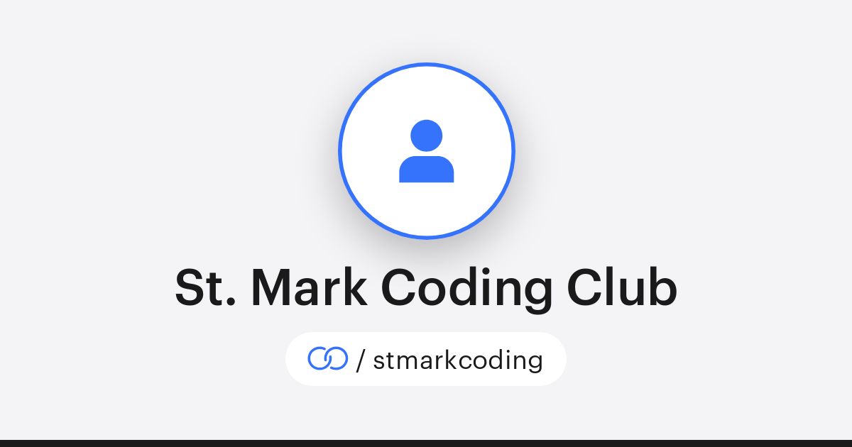 St. Mark Coding Club (/stmarkcoding) · solo.to