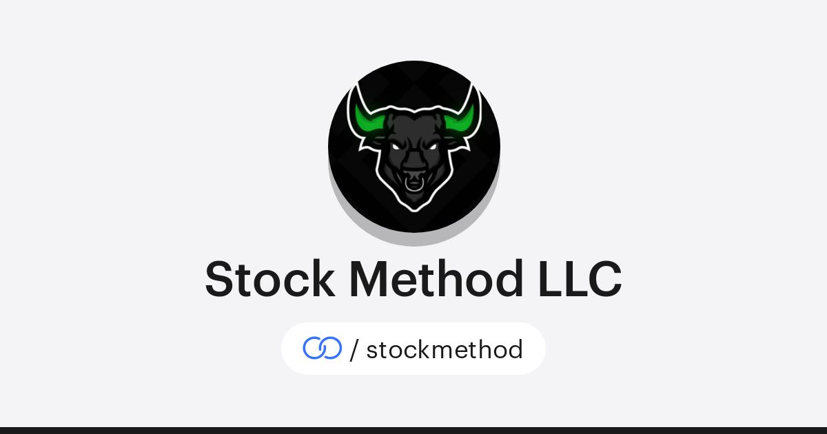 Stock Method LLC (/stockmethod) · solo.to