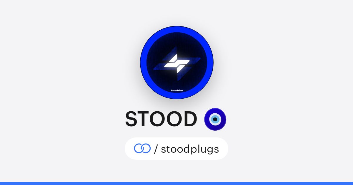 STOOD 🧿 (/stoodplugs) · solo.to