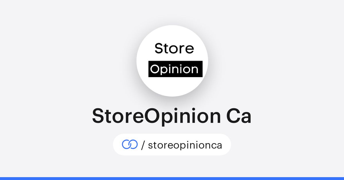 StoreOpinion Ca (/storeopinionca) · solo.to