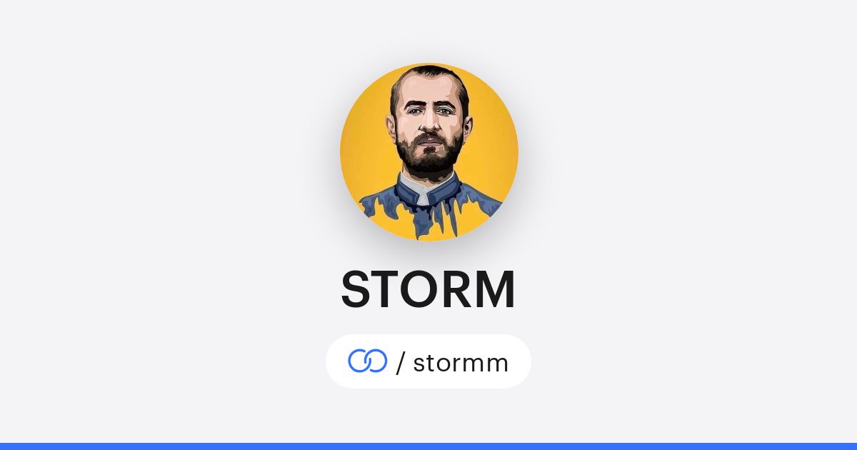 STORM (/stormm) · solo.to