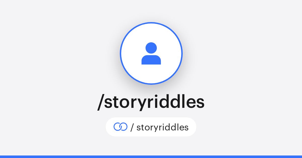 /storyriddles · solo.to