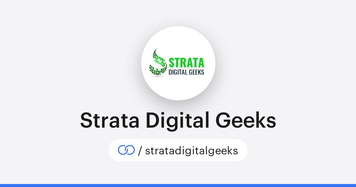 Strata Digital Geeks (/stratadigitalgeeks) · solo.to