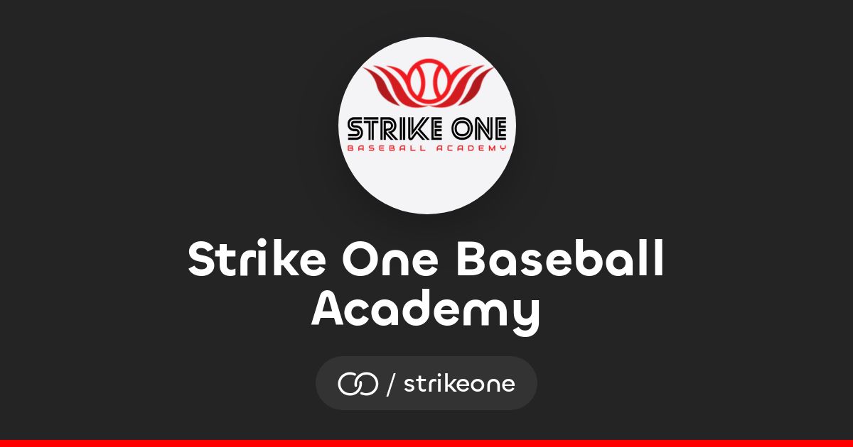 Strike One Baseball Academy (/strikeone) · solo.to