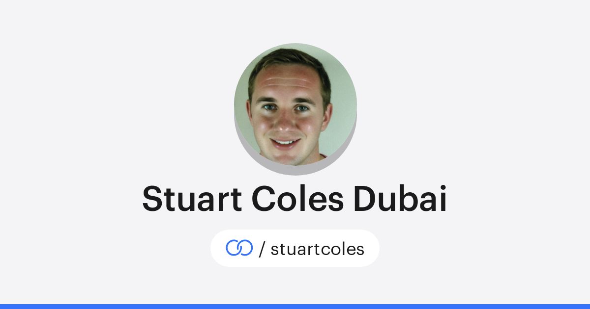 Stuart Coles Dubai (/stuartcoles) · solo.to