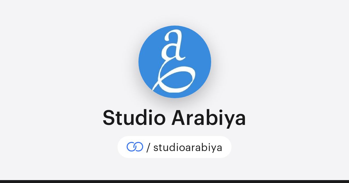 Studio Arabiya (/studioarabiya) · solo.to