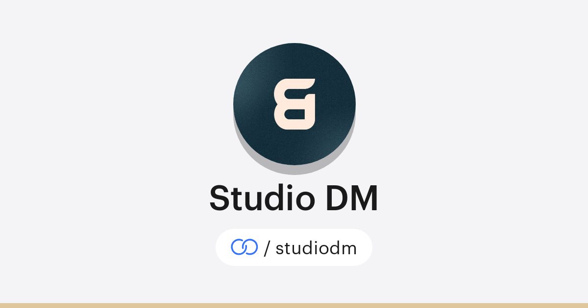 Studio DM (/studiodm) · solo.to