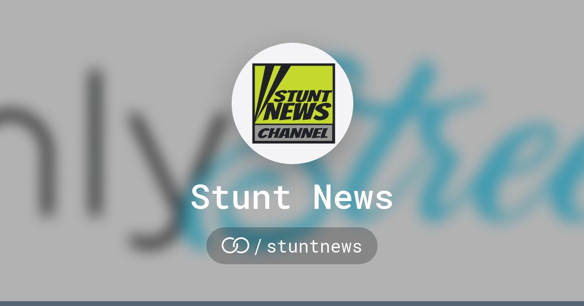 Stunt News (/stuntnews) · solo.to