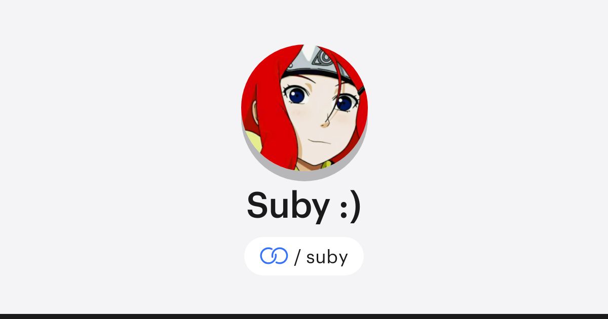 Suby :) (/suby) · solo.to