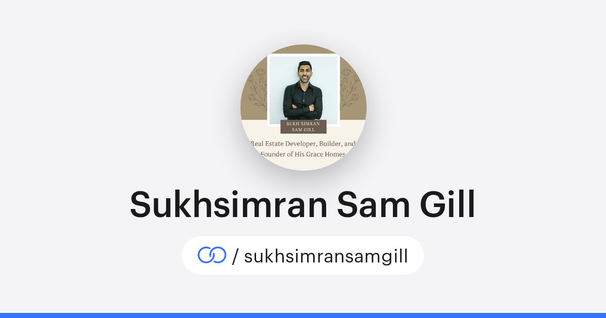 Sukhsimran Sam Gill (/sukhsimransamgill) · solo.to