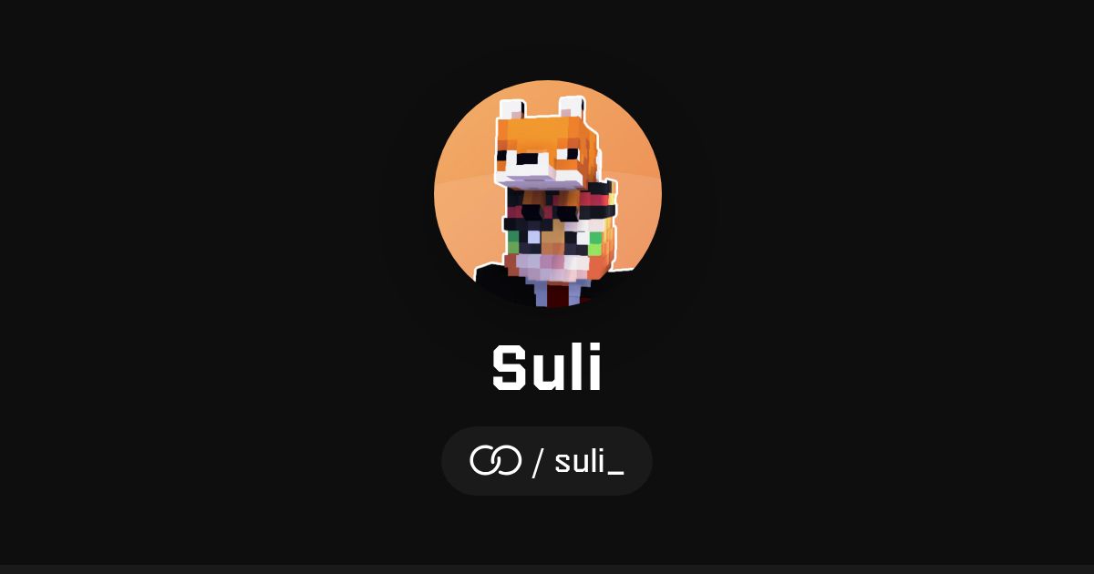Suli (/suli_) · solo.to