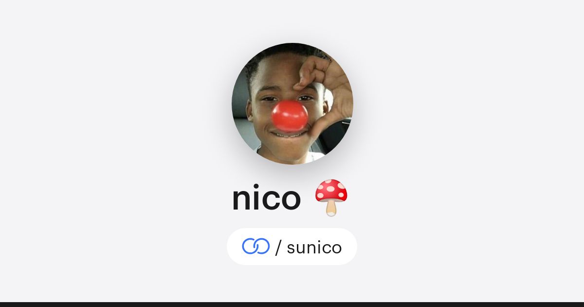 nico 🍄 (/sunico) · solo.to