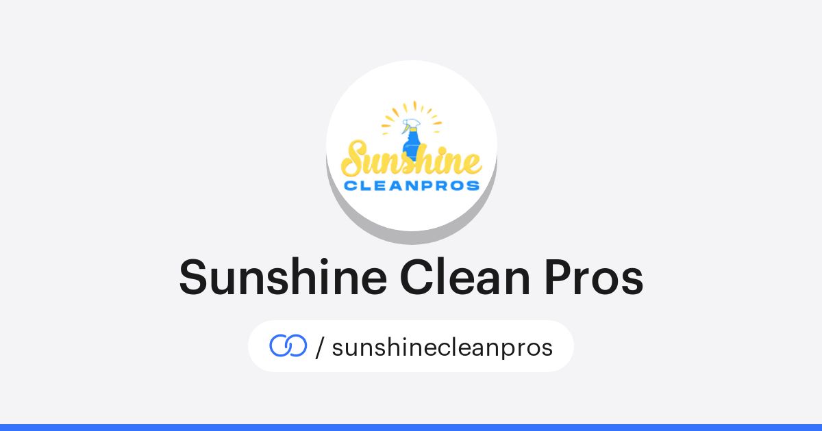 Sunshine Clean Pros (/sunshinecleanpros) · solo.to