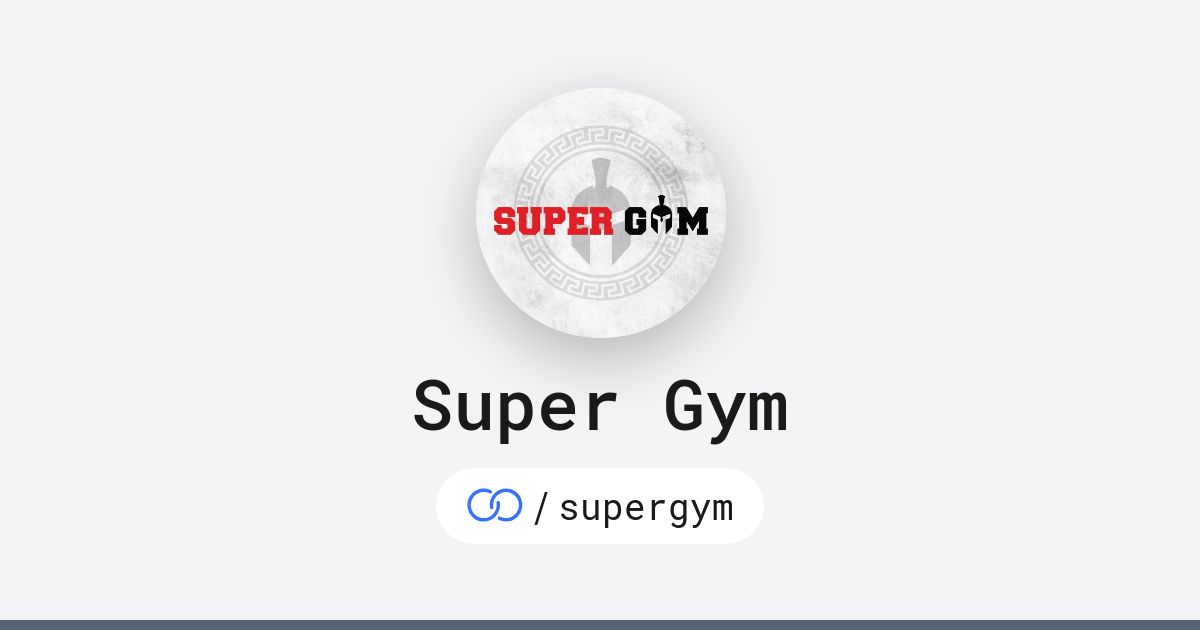 Super Gym (/supergym) · solo.to