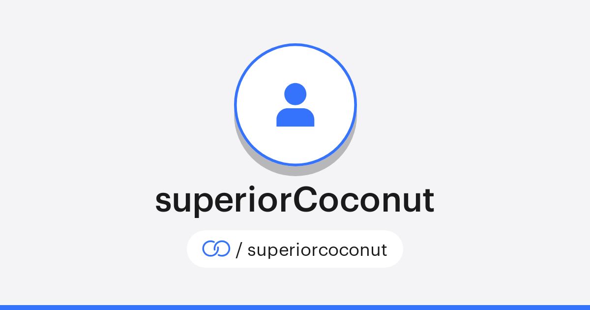 superiorCoconut · solo.to