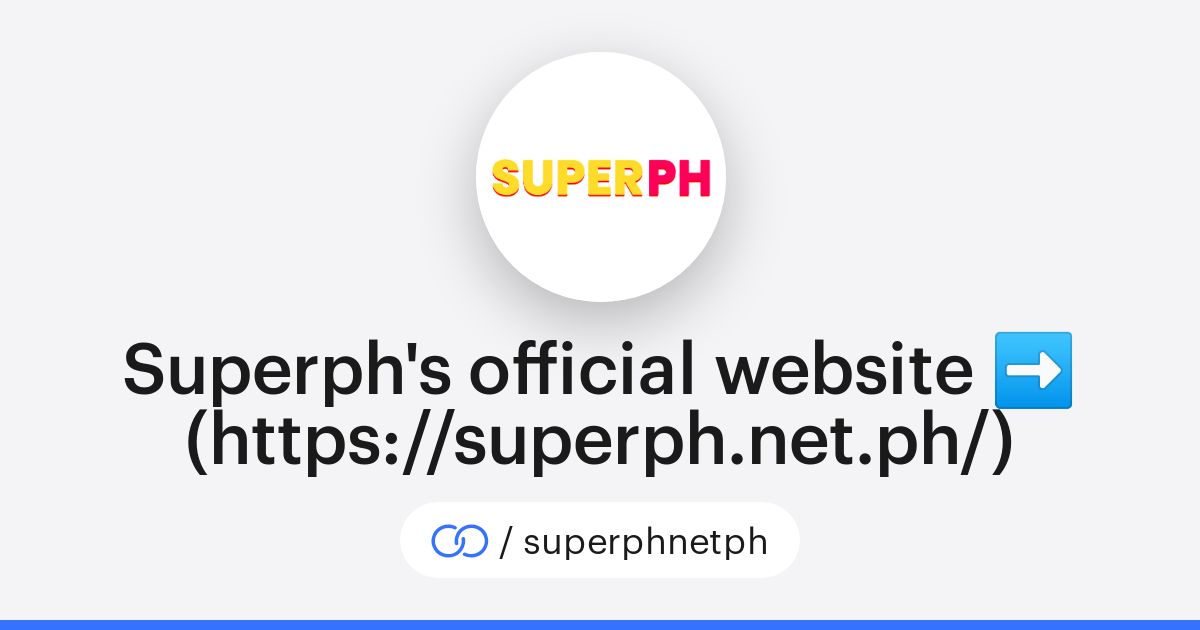 Superph's official website ️ (https://superph.net.ph/) (/superphnetph) · solo.to