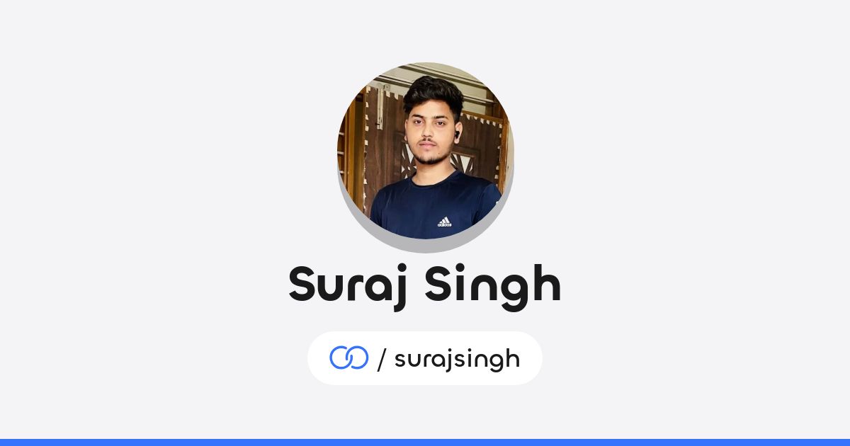 Suraj Singh (/surajsingh) · solo.to