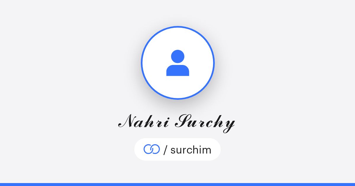 𝒩𝒶𝒽𝓇𝒾 𝒮𝓊𝓇𝒸𝒽𝓎 (/surchim) · solo.to