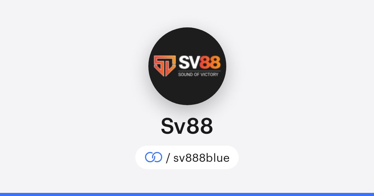 Sv88 (/sv888blue) · solo.to