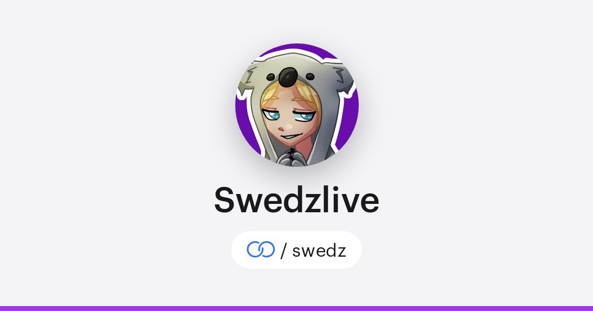 Swedzlive (/swedz) · solo.to