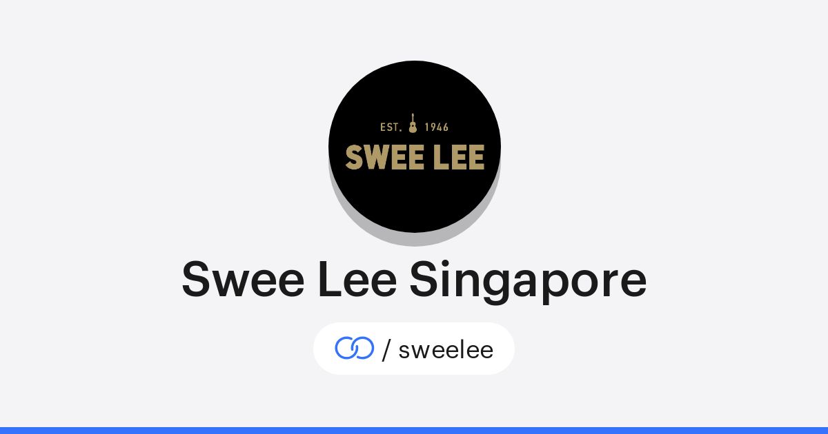 Swee Lee Singapore (/sweelee) · solo.to