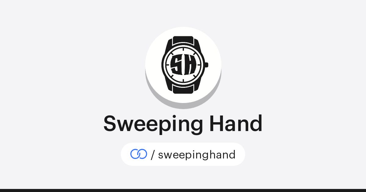 Sweeping Hand (/sweepinghand) · solo.to
