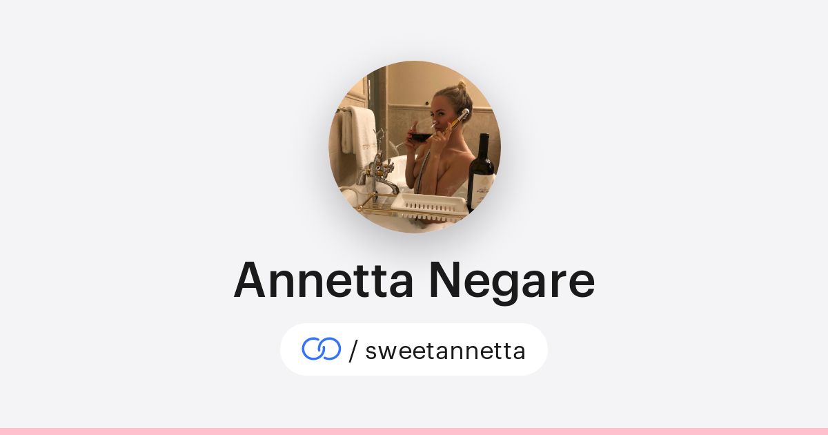 Annetta Negare (/sweetannetta) · solo.to