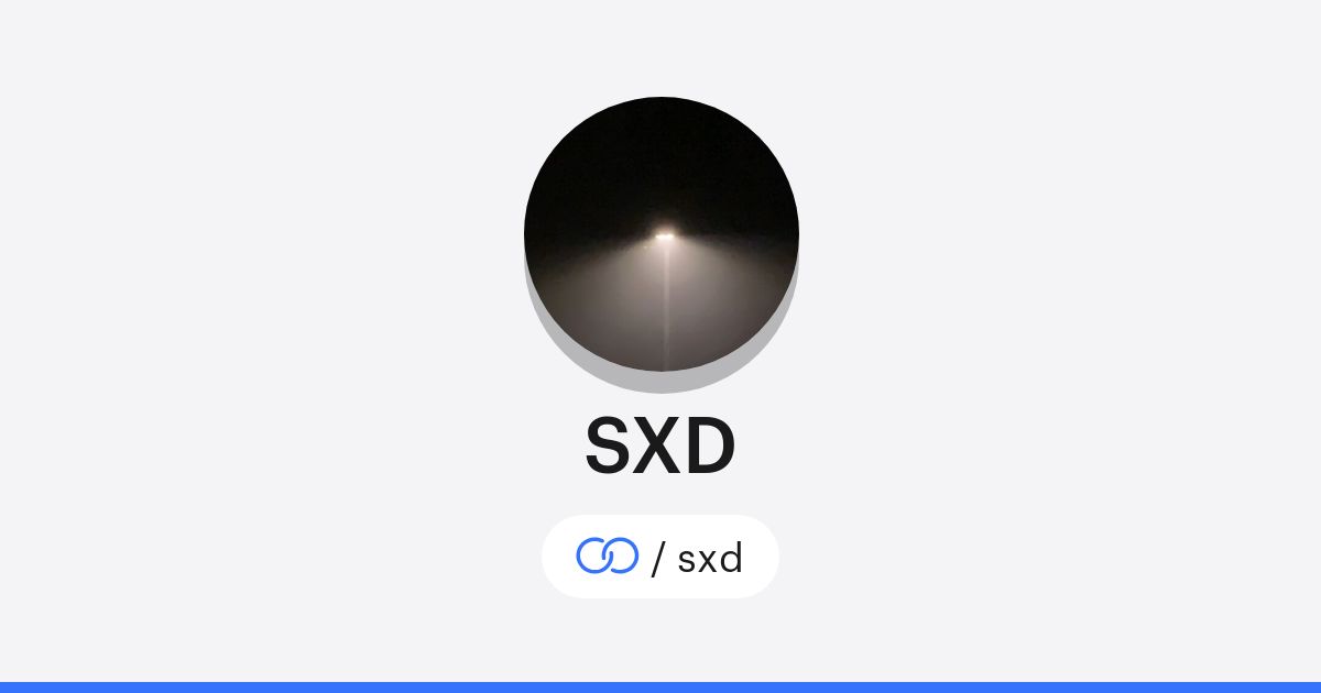 SXD · solo.to