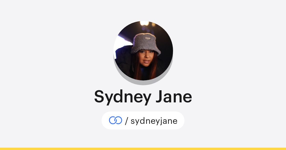 Sydney Jane (/sydneyjane) · solo.to