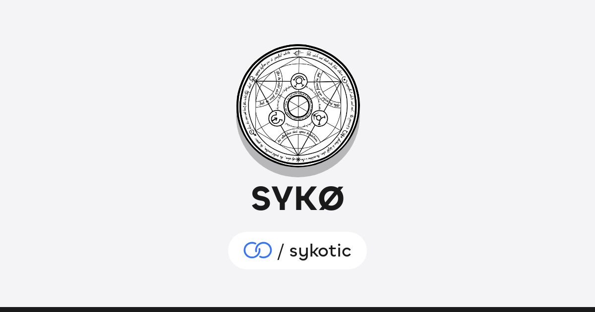SYKØ (/sykotic) · solo.to