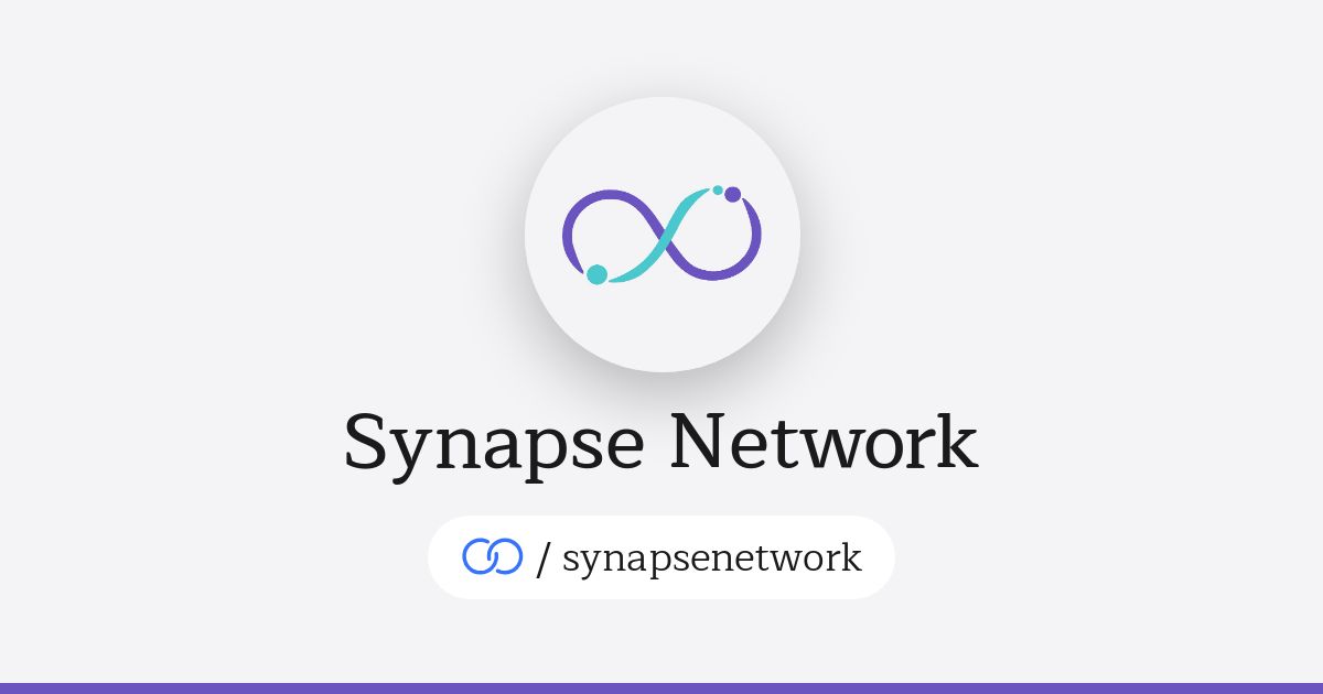 Synapse Network (/synapsenetwork) · solo.to