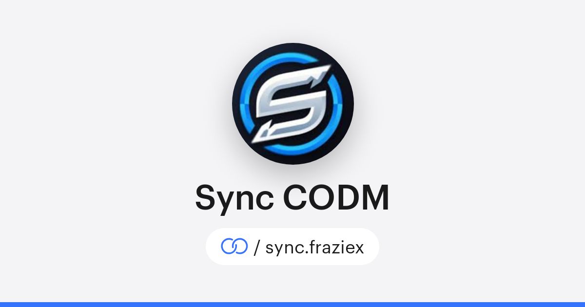 Sync CODM (/sync.fraziex) · solo.to