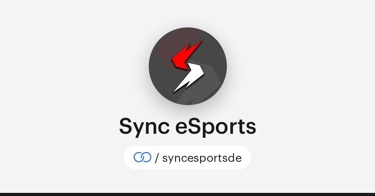 Sync eSports (/syncesportsde) · solo.to