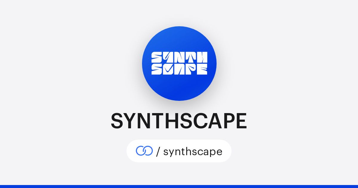 SYNTHSCAPE (/synthscape) · solo.to