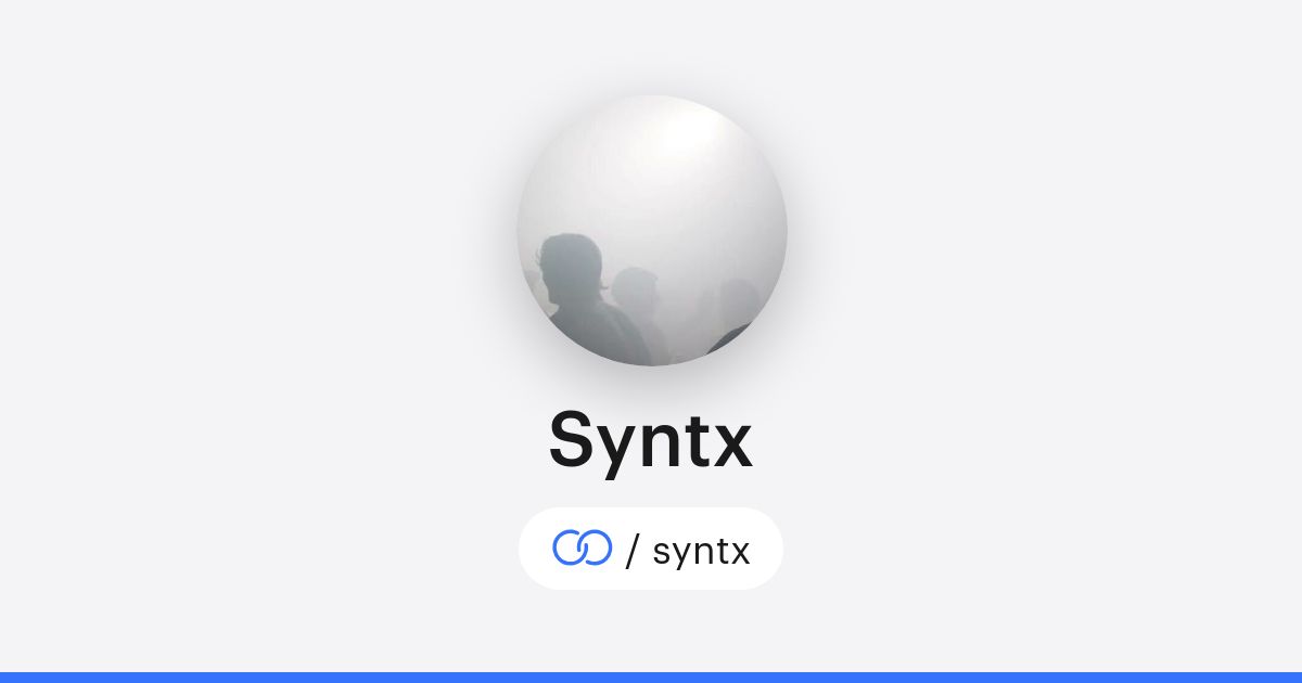 Syntx · solo.to