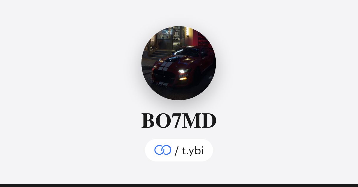 𝐁𝐎𝟕𝐌𝐃 (/t.ybi) · solo.to