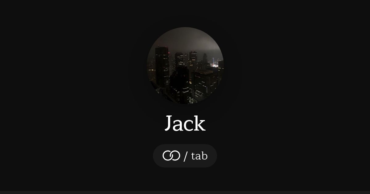 Jack (/tab) · solo.to
