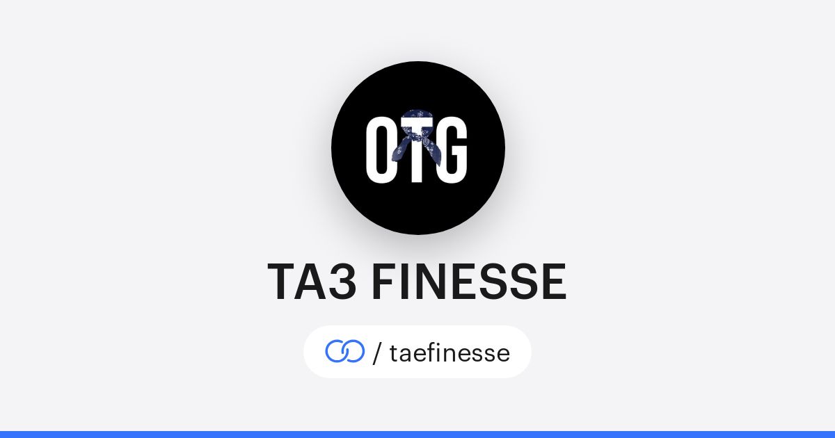 TA3 FINESSE (/taefinesse) · solo.to