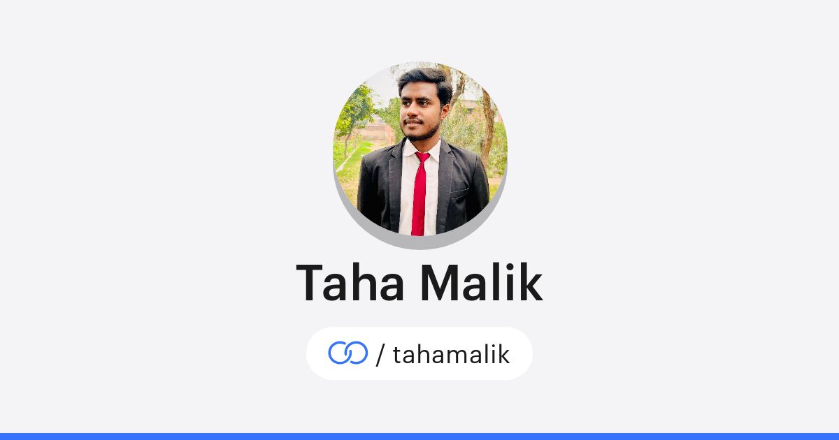 Taha Malik (/tahamalik) · solo.to