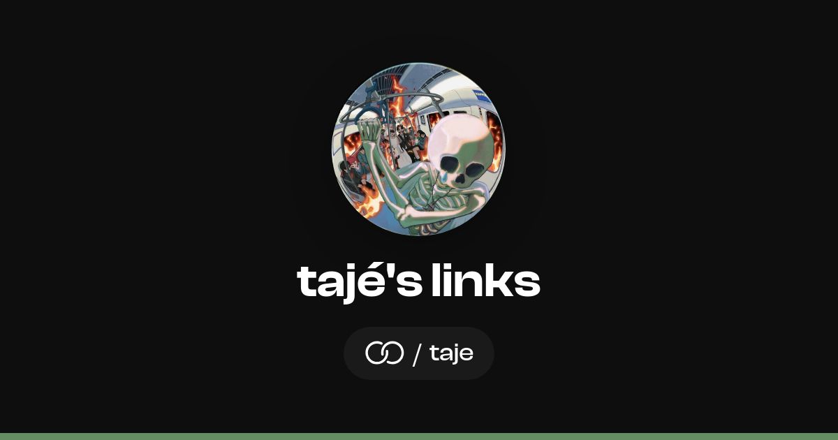 tajé's links (/taje) · solo.to