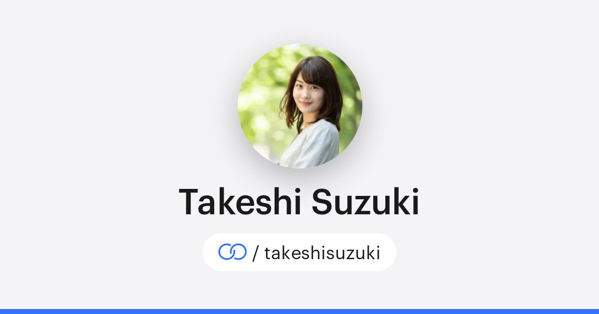 Takeshi Suzuki (/takeshisuzuki) · solo.to