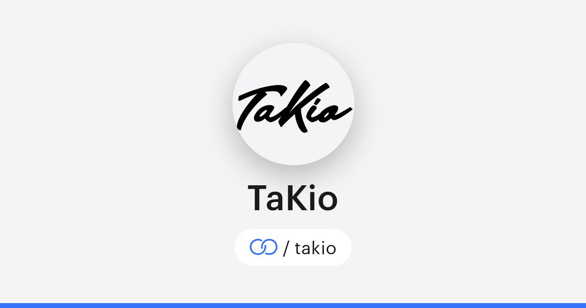 TaKio · solo.to