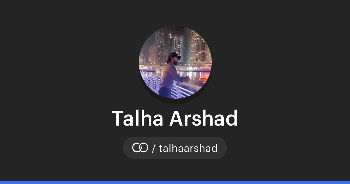 Talha Arshad (/talhaarshad) · solo.to