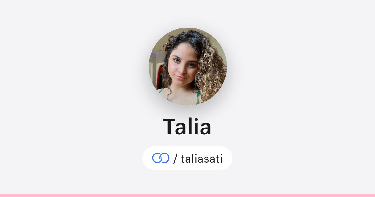 Talia (/taliasati) · solo.to