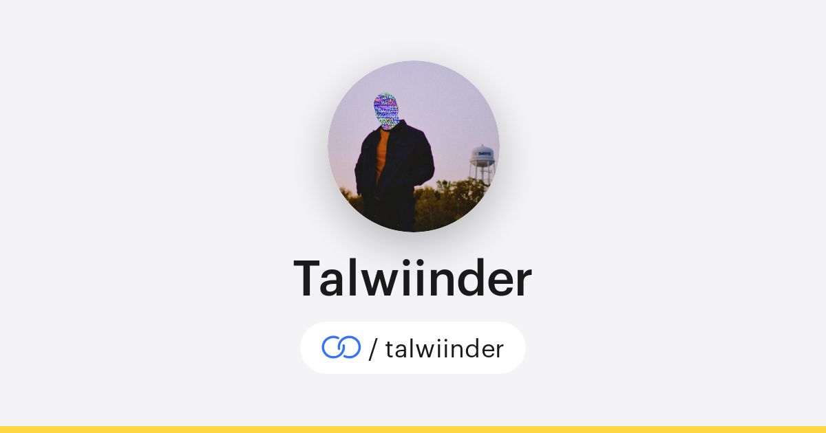 Talwiinder (/talwiinder) · solo.to