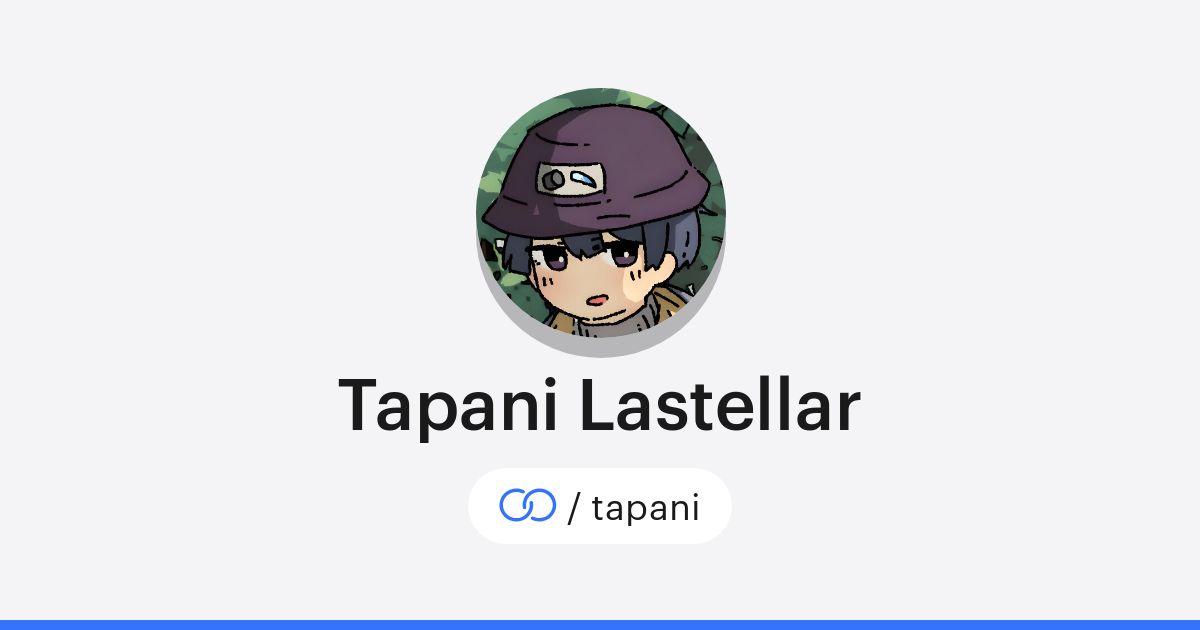 Tapani Lastellar (/tapani) · solo.to
