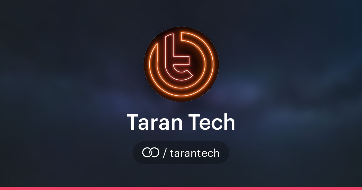 Taran Tech (/tarantech) · solo.to