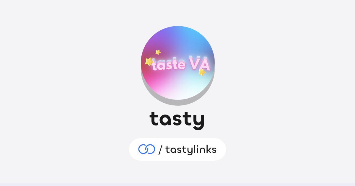 tasty (/tastylinks) · solo.to