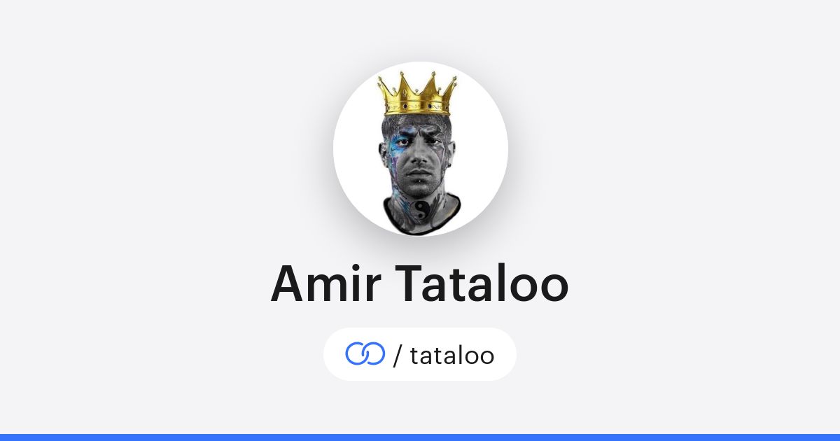 Amir Tataloo (/tataloo) · solo.to