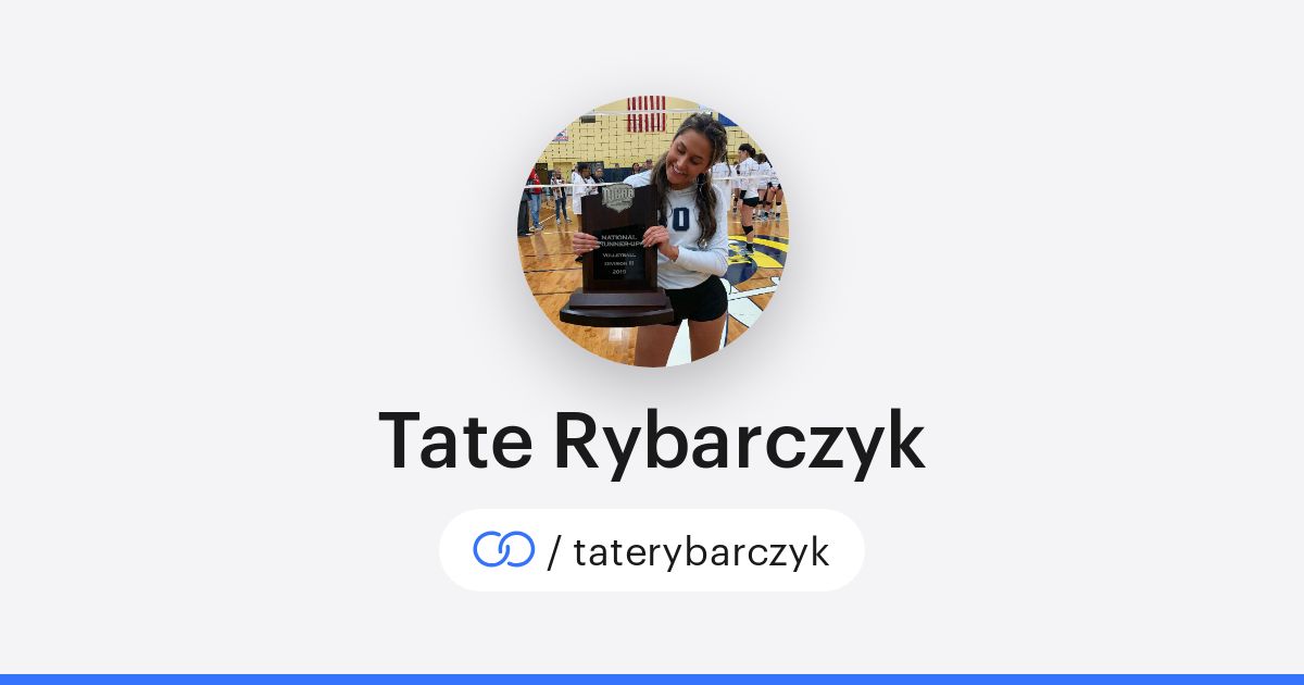 Tate Rybarczyk (/taterybarczyk) · solo.to